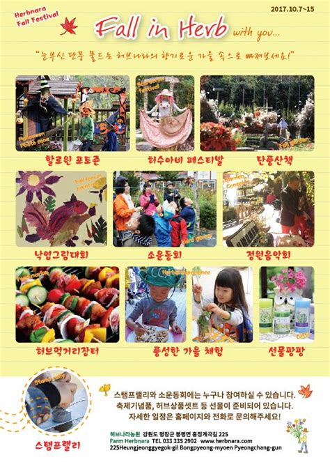 허브나라농원 가을이 성큼성큼 다가오고 있습니다 10월이면 찾아오는 허브나라 가을축제 올해에는