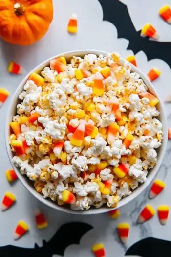 Candy Corn Popcorn A Sweet And Simple Halloween Treat
