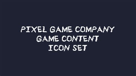 PIXEL ART GAME ICON SET On Behance
