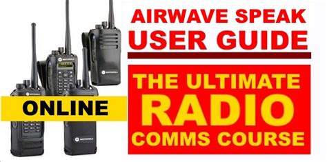 Airwave Speak User Guide Radio Etiquette Online Course First Aid Courses Herts Beds Bucks