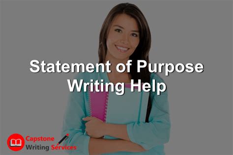 Statement Of Purpose Writing Help Capstone Writing Services