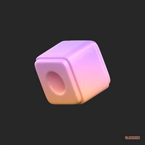 Premium Psd 3d Rendering Abstract Gradient Object Art Geometric Shapes