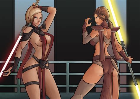 Rule 34 Bastila Shan Bioware Female Only Jedi Knights Of The Old Republic Lightsaber Loincloth
