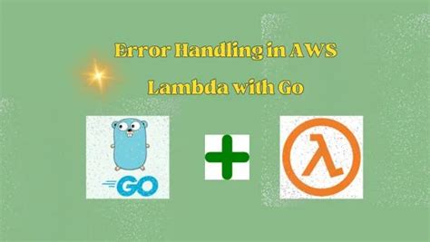 Error Handling In Aws Lambda With Go Made Easy Solution Toolkit