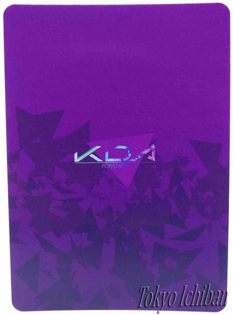 League Of Legends Sexy Card Ahri Kda Popstars Tokyo Ichiban