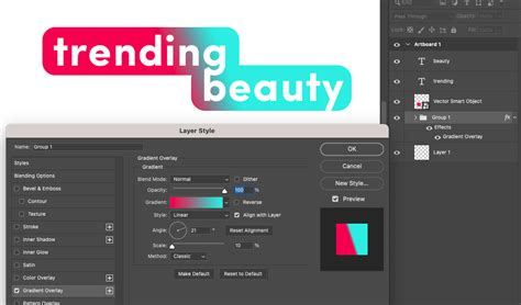 Solved Gradient Overlay Layer Style Not Working In Photos Adobe