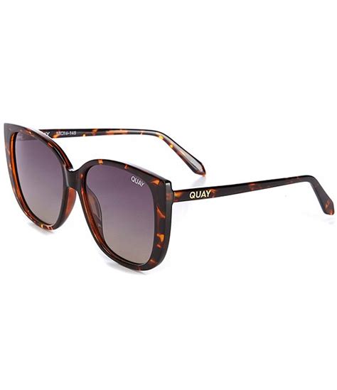 Quay Womens Ever After Large 54mm Square Polarized Sunglasses Dillards