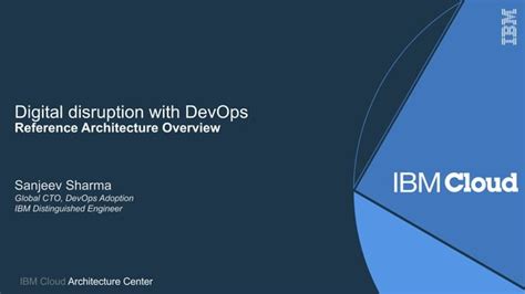 Digital Disruption With Devops Reference Architecture Overview Ppt