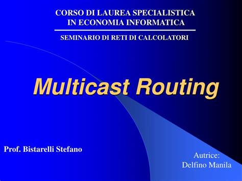 Ppt Multicast Routing Powerpoint Presentation Free Download Id3497682