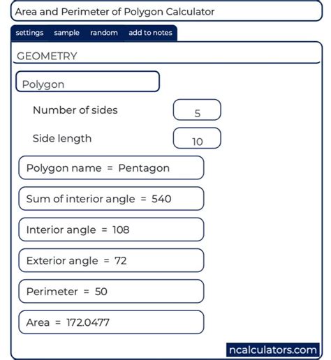 Polygon Calculator