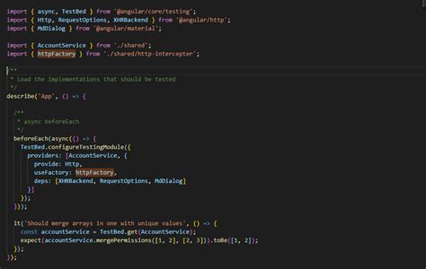 Angular2 Как протестировать один метод из сервиса в ангуляре 2