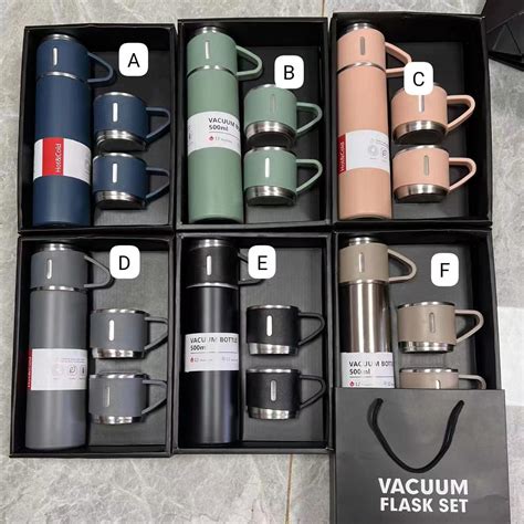 3pc Vacuum Flask Set Elite Luxe