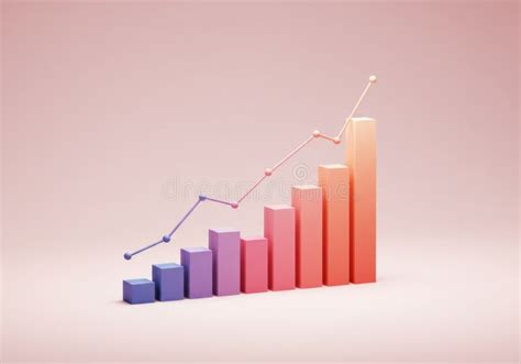 Visually Appealing Bar And Line Graph Presenting Business Growth And Positive Trends In Pastel