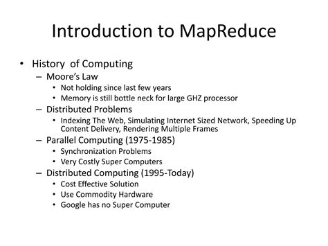 Map Reduce Programming Model To Solve Graph Problems Ppt