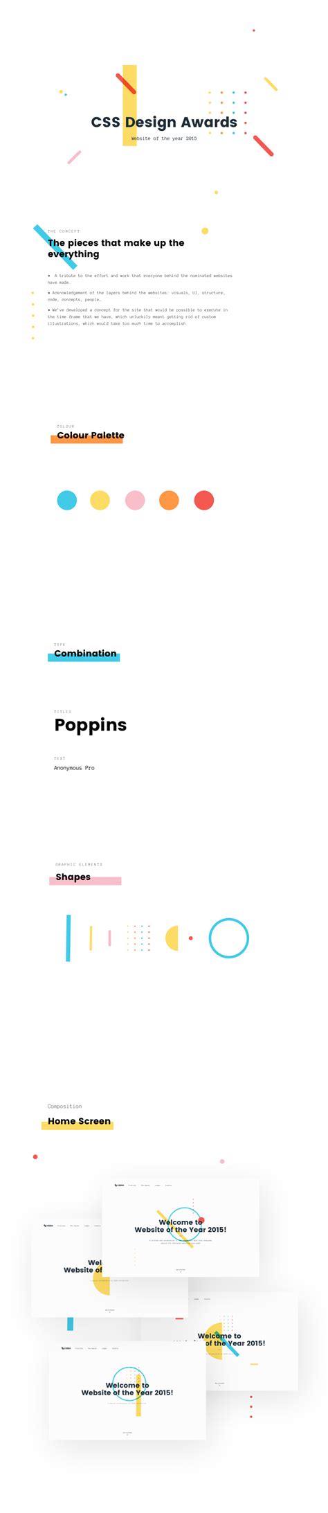Css Design Awards Woty On Behance
