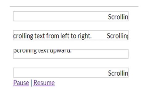Html Marquee With Jquery