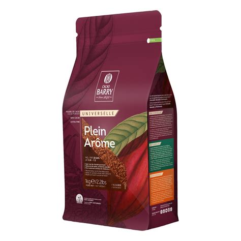 Cacao Barry Plein Arome Cocoa Powder 1kg Foodistribute