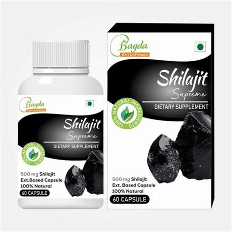 Herbal Shilajit Capsules At ₹ 80 Bottle In Jaipur Id 2853416183048