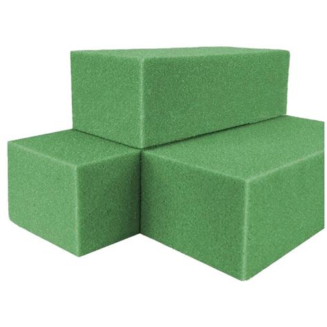 Green Styrofoam Blocks Wet Floral Foam Bricks Size 6pcs Big W
