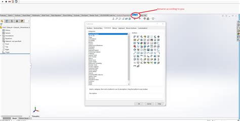 Design Tech Academy Customized Tab Toolbar In Solidworks