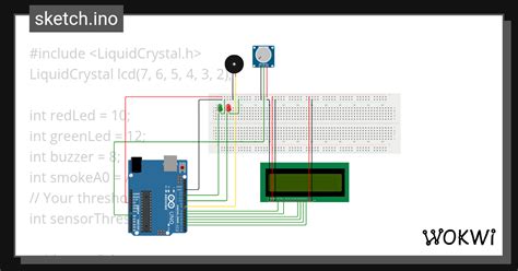 Gas Sensor Arduino Wokwi Esp32 Stm32 Arduino Simulator