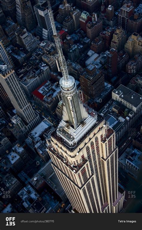 Empire State Building Birds Eye View