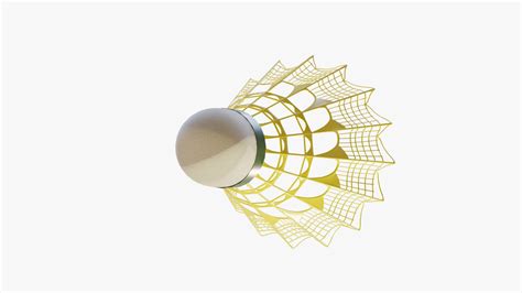3d Model Badminton Shuttlecock Turbosquid 2235775