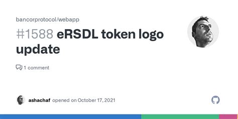 ERSDL Token Logo Update Issue 1588 Bancorprotocol Webapp GitHub