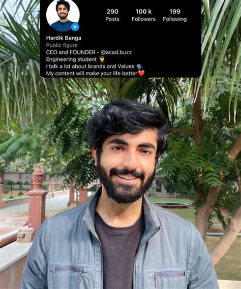 Hardik Banga Instagram Star Age Biography Hometown