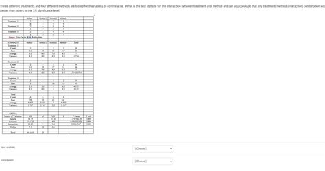 Solved Test Statistic Chegg Com
