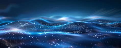 Ai Generated Illustration Of Illuminated Vibrant Digital Patterns Stock Illustration