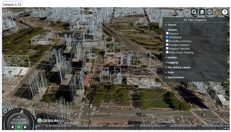 D Tile Wireframe Display Is Tangled Issue CesiumGS Cesium GitHub