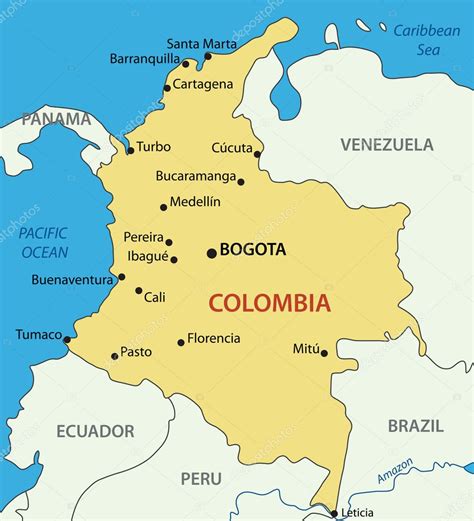Colombia Mapa Map Mapa De Colombia By Colombia Facil Issuu Este Es