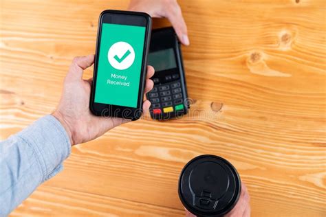 Modern Shopping Lifestyle With Smartphone Application Entity Stock