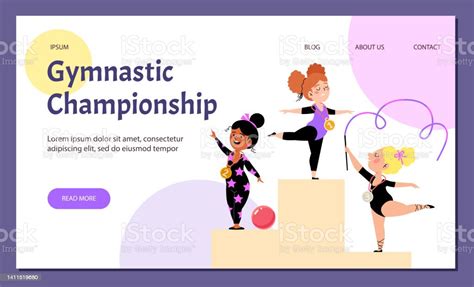 우승자는 걸스 키즈 체조 선수권 대회 이후 연단에 서있는 메달로 보상을받습니다 아이에 대한 스톡 벡터 아트 및 기타 이미지 아이 체육관 체조 Istock