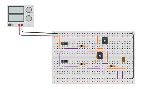 Circuit Design Gerbang Or Tinkercad
