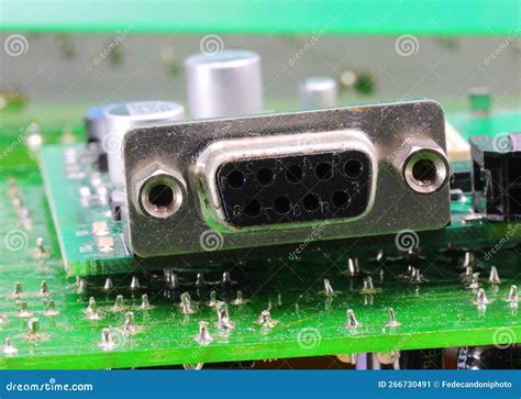 Serial Port To Transfer Data In The Device Stock Image Image Of Female Connect 266730491