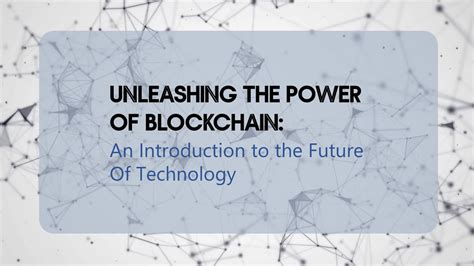 Introduction To Blockchain Technology Youtube