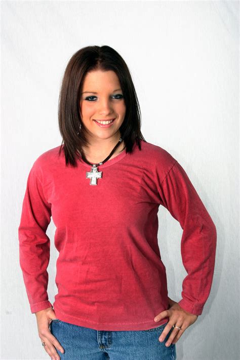 Ladies Long Sleeve Organic Cotton Scoop Neck Sos From Texas
