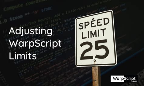 Adjusting WarpScript Limits To Fit Your Needs SenX