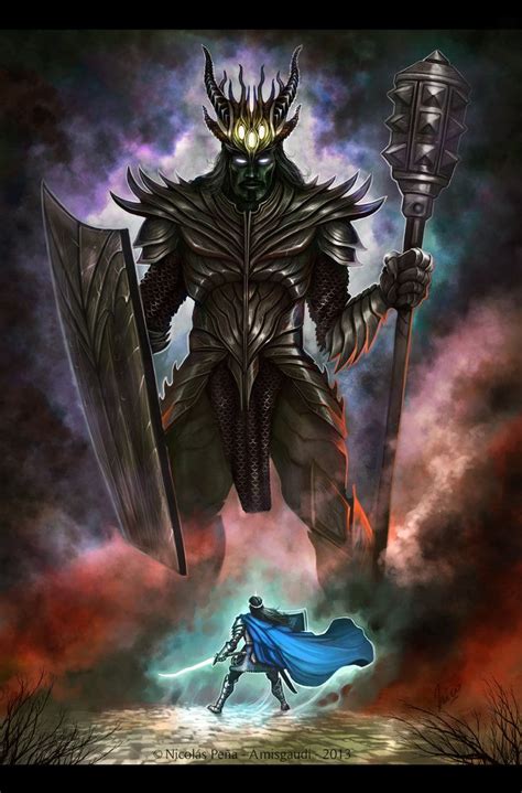 Fingolfin And Morgoth By Amisgaudi On Deviantart Morgoth Middle