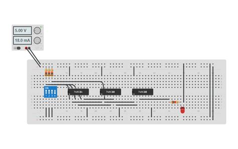 Circuit Design Nand Nand Tinkercad