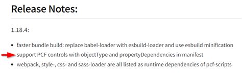 The Pcf Control Framework Chooses Esbuild Loader For Faster Build Time It Must Be Code