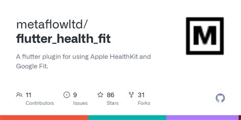 GitHub Metaflowltd Flutter Health Fit A Flutter Plugin For Using Apple HealthKit And Google Fit