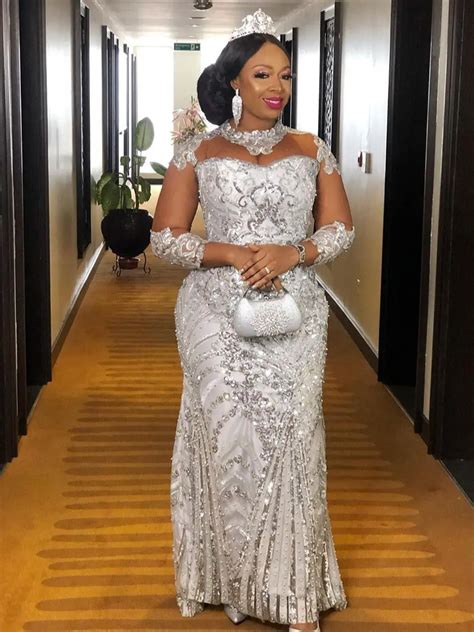 Silver Plus Size Formal Dresses