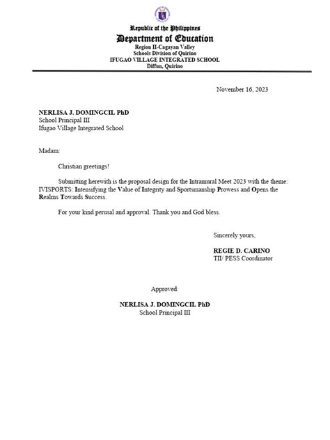 Proposal Intrams Pdf