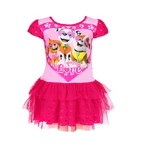 Paw Patrol Dress Girls Paw Patrol 100 Cotton Dress Size 3 8 Years