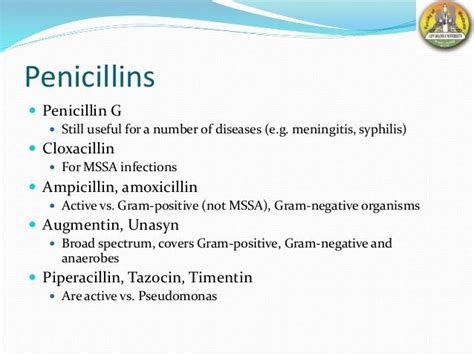 Antibiotic Update In Icu