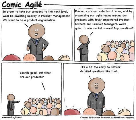 The Product Organization Comic Agilé