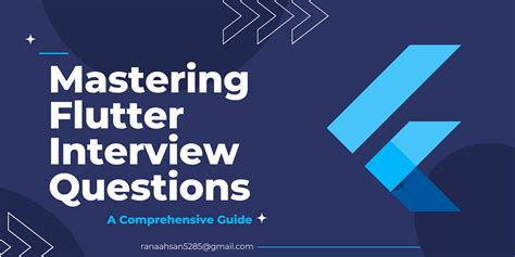 Mastering Flutter Interview Questions A Comprehensive Guide By Ahsi